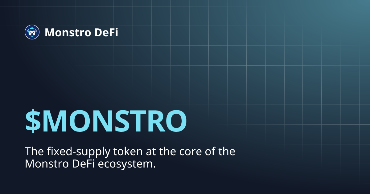 $MONSTRO | Monstro DeFi